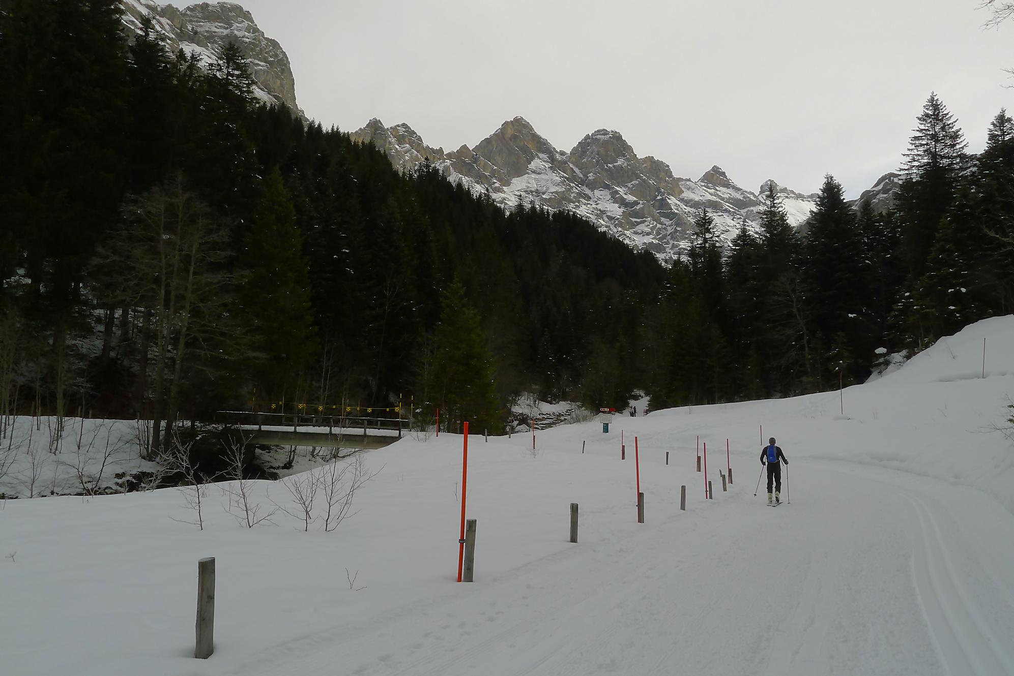 Ski de randonnée au col des Chamois depuis Cergnement, Solalex ...