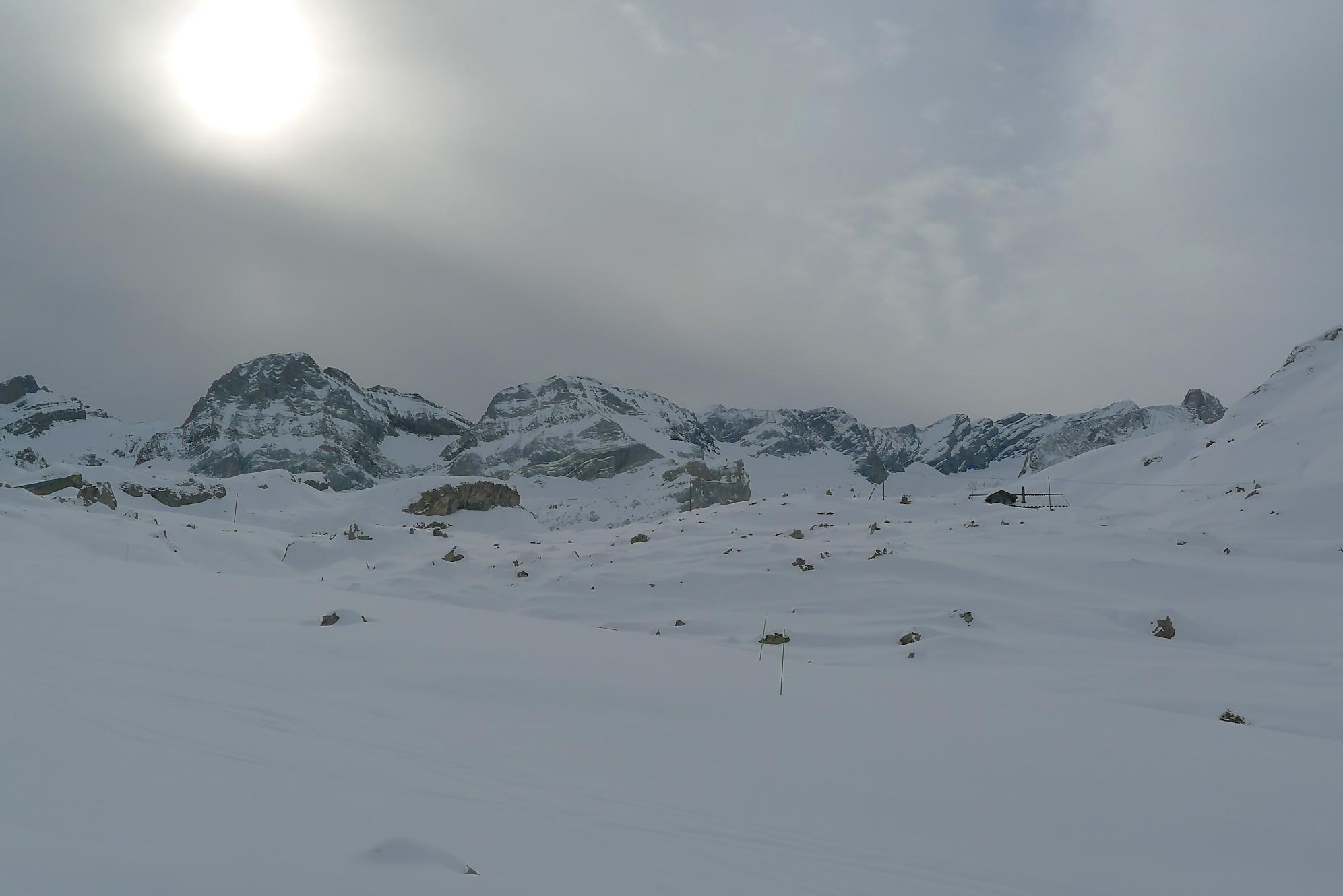 Ski de randonnée au col des Chamois depuis Cergnement, Solalex ...