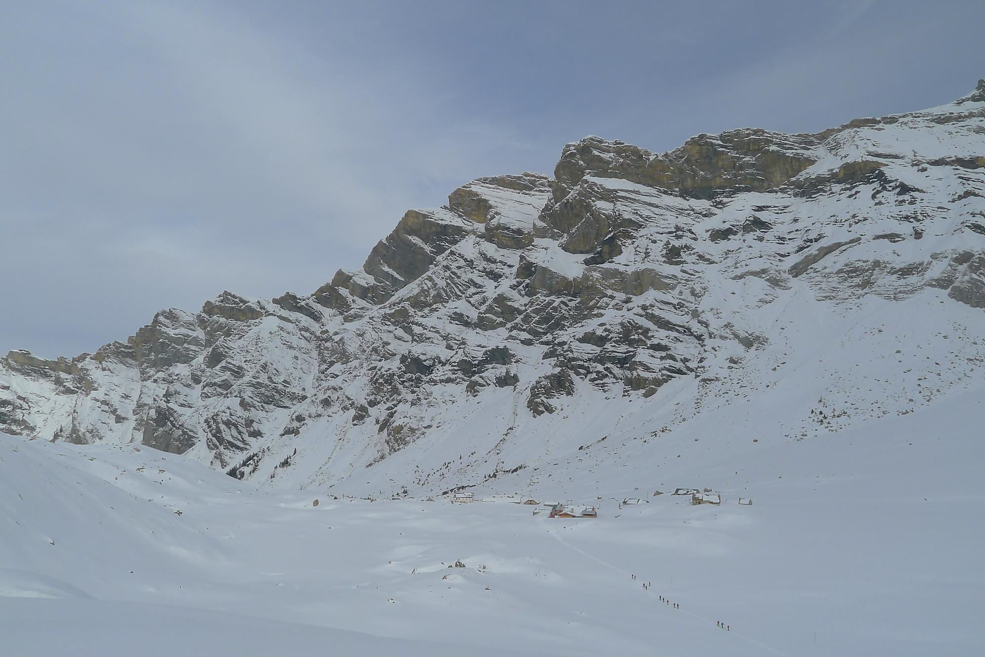 Ski de randonnée au col des Chamois depuis Cergnement, Solalex ...