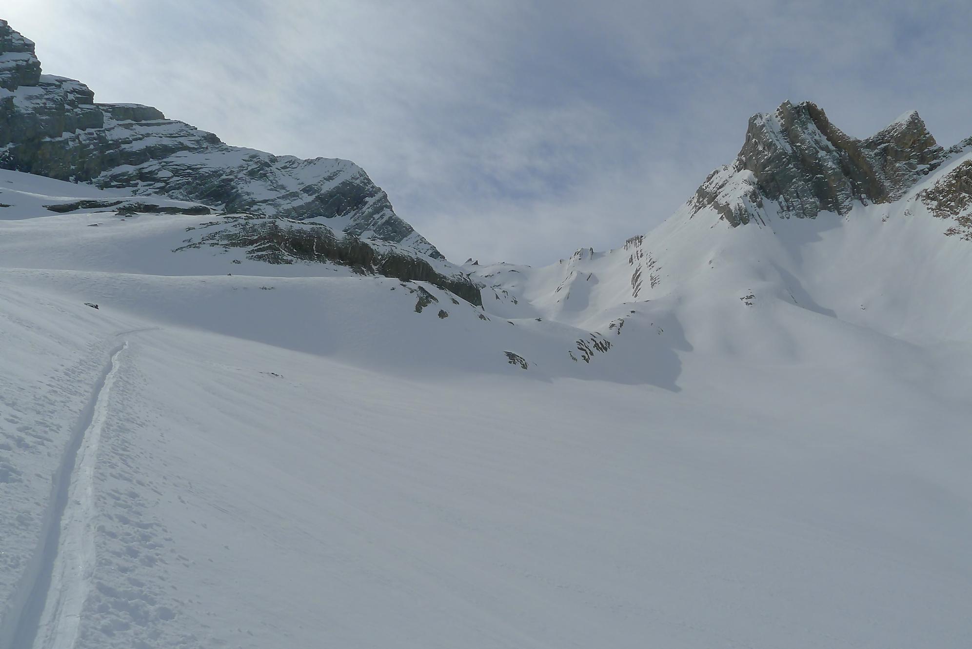 Ski de randonnée au col des Chamois depuis Cergnement, Solalex ...