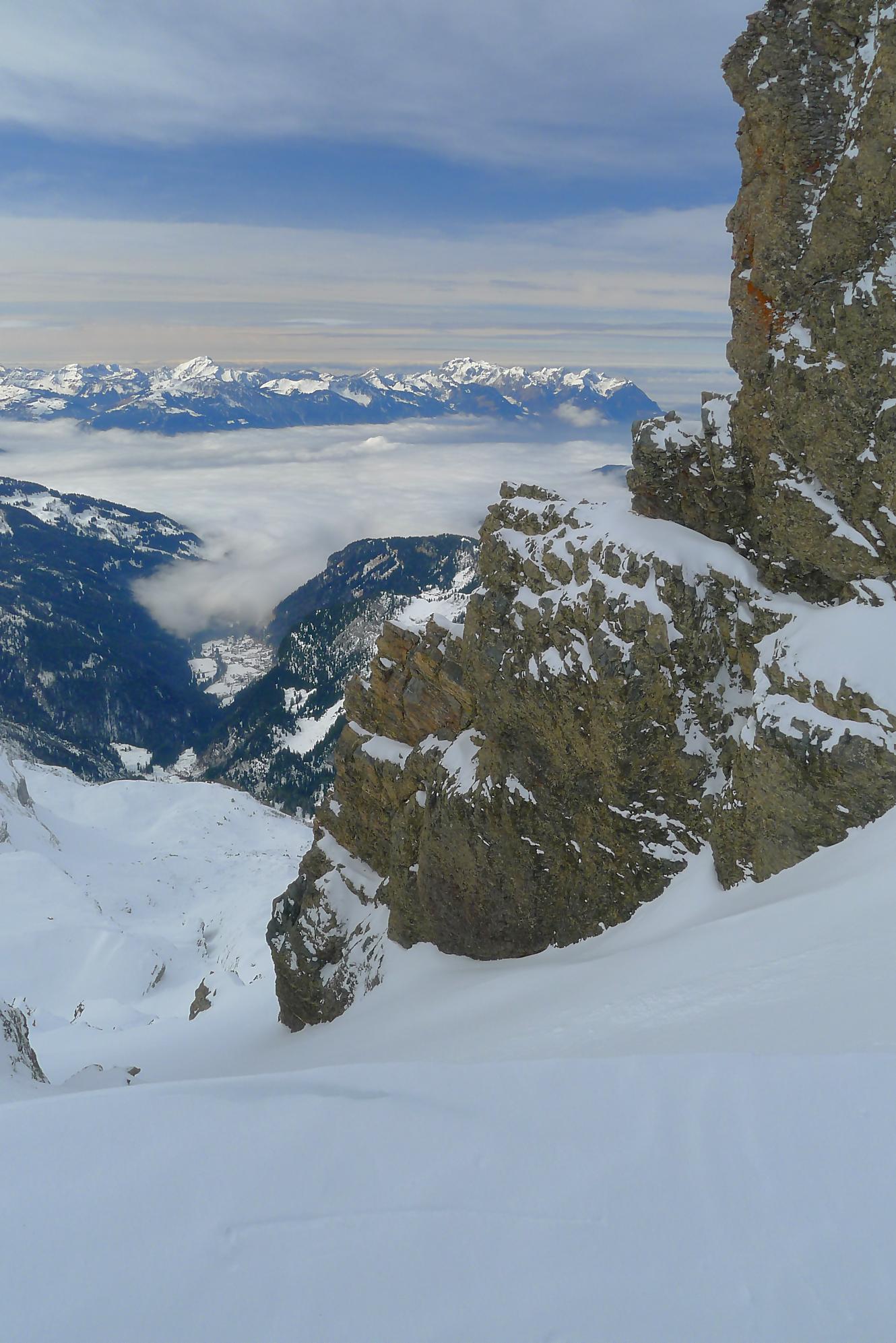 Ski de randonnée au col des Chamois depuis Cergnement, Solalex ...