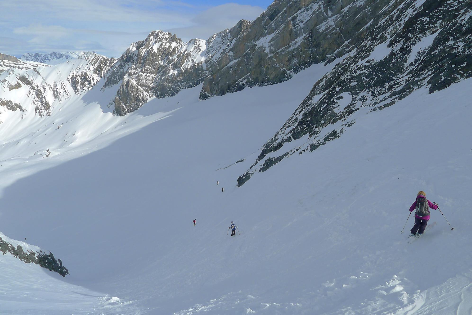 Ski de randonnée au col des Chamois depuis Cergnement, Solalex ...