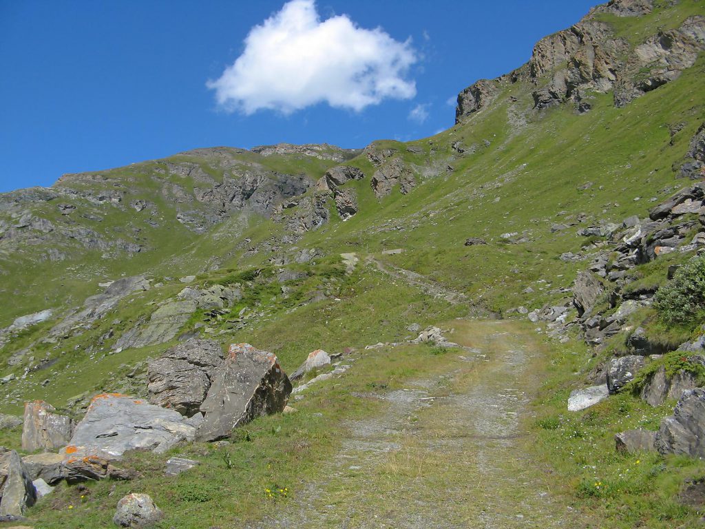 Randonnée à la Cabane de Chanrion par le lac de Mauvoisin. Retour par ...