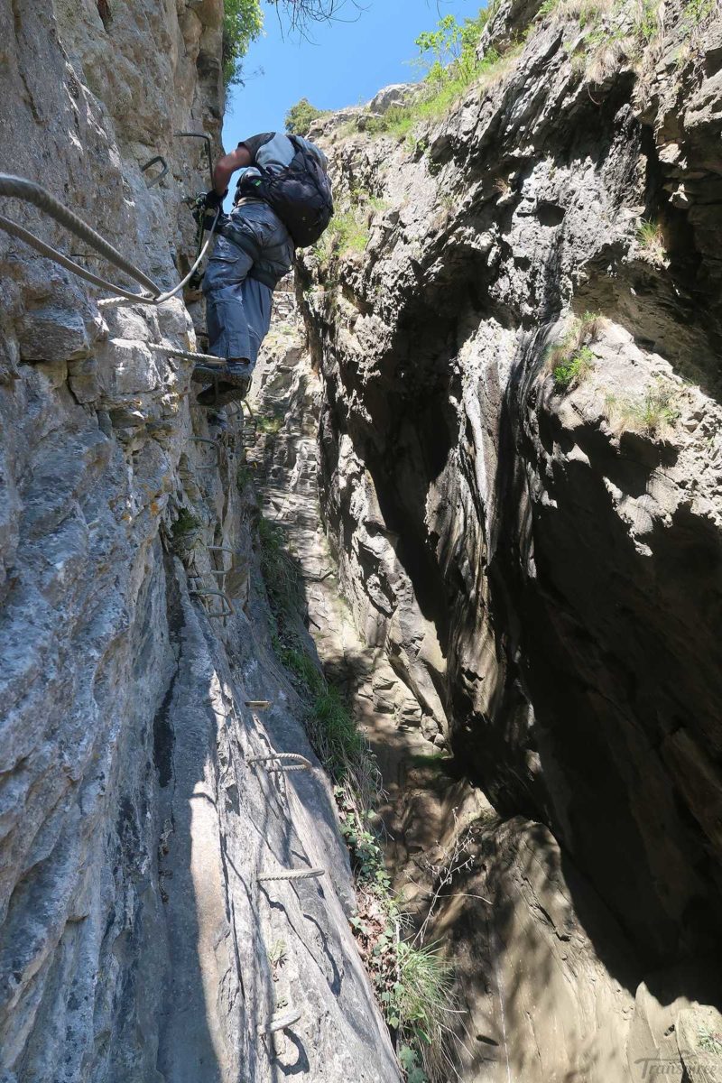 Via Ferrata Farinetta à Saillon – Transpiree