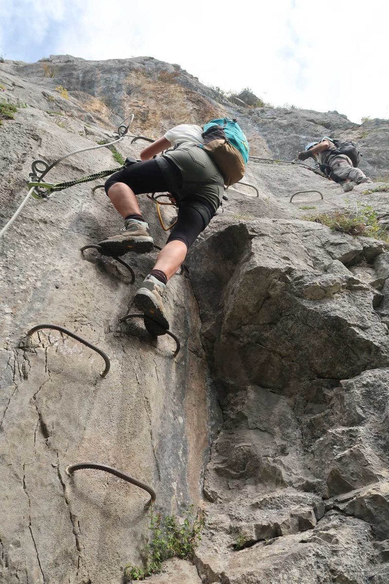 Via Ferrata des Saix de Miolene dans le val d’Abondance – Transpiree