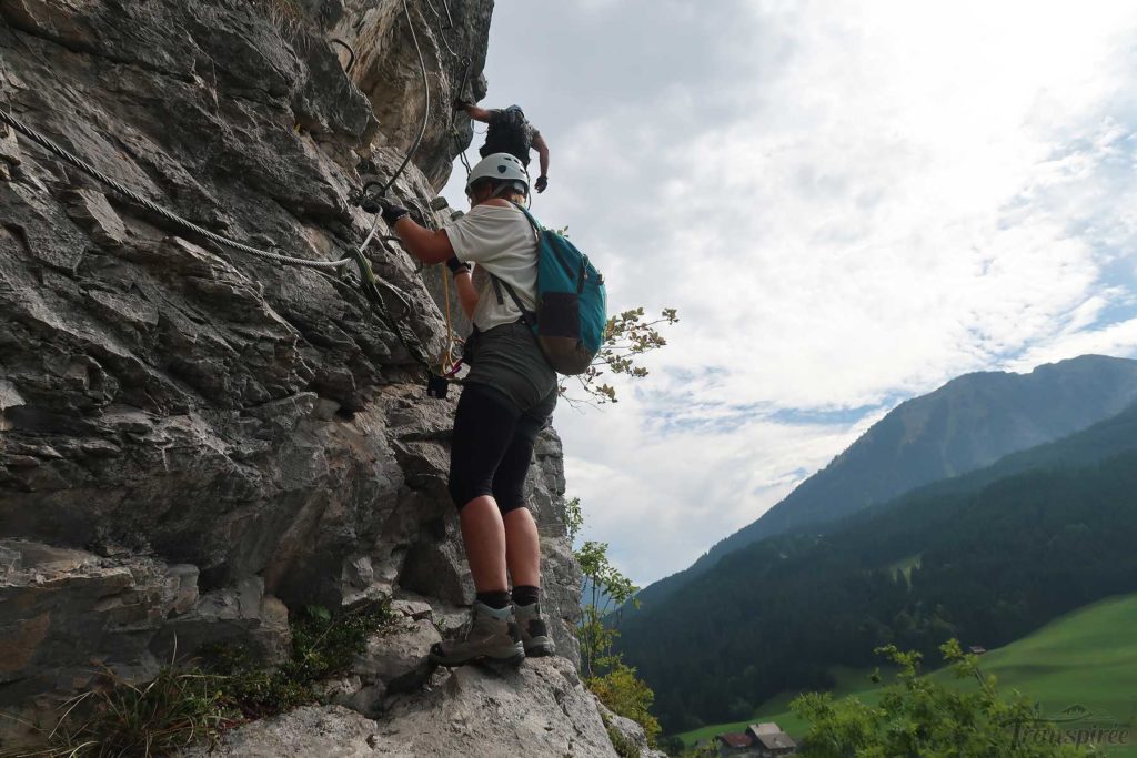 Via Ferrata des Saix de Miolene dans le val d’Abondance – Transpiree