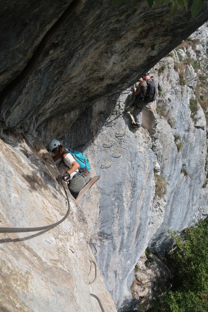 Via Ferrata des Saix de Miolene dans le val d’Abondance – Transpiree