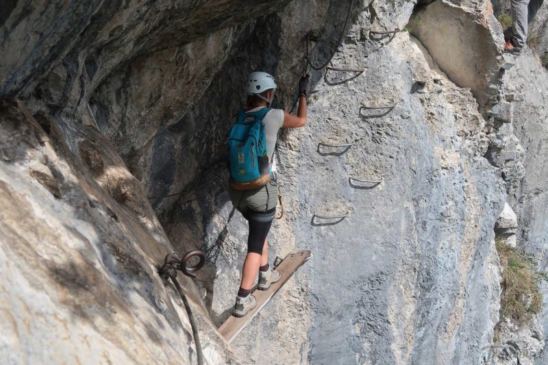 Via Ferrata des Saix de Miolene dans le val d’Abondance – Transpiree