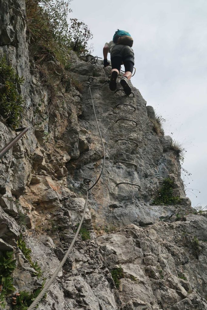 Via Ferrata des Saix de Miolene dans le val d’Abondance – Transpiree